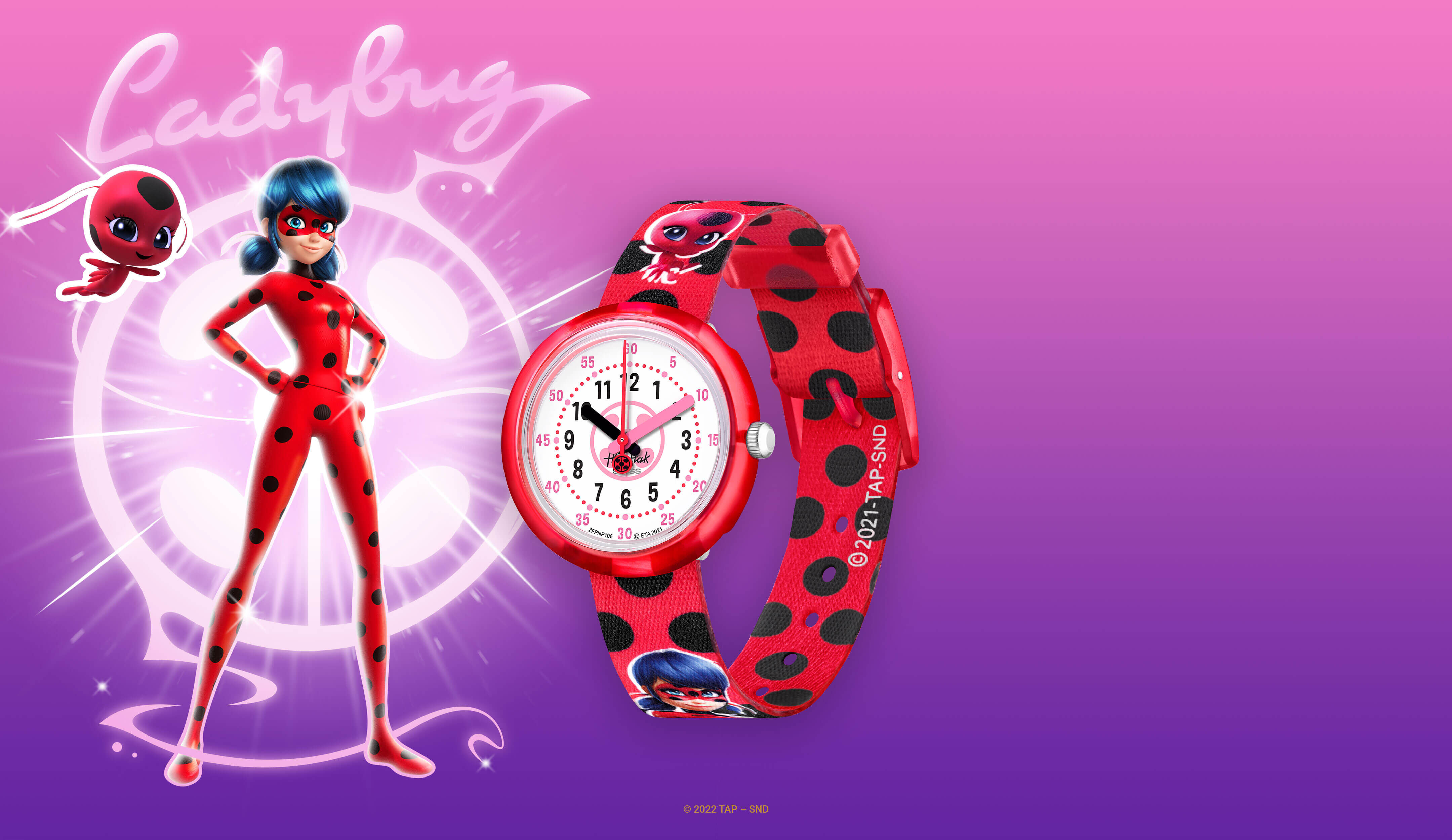 Superheroes Ladybug and Cat Noir | Flik Flak® USA